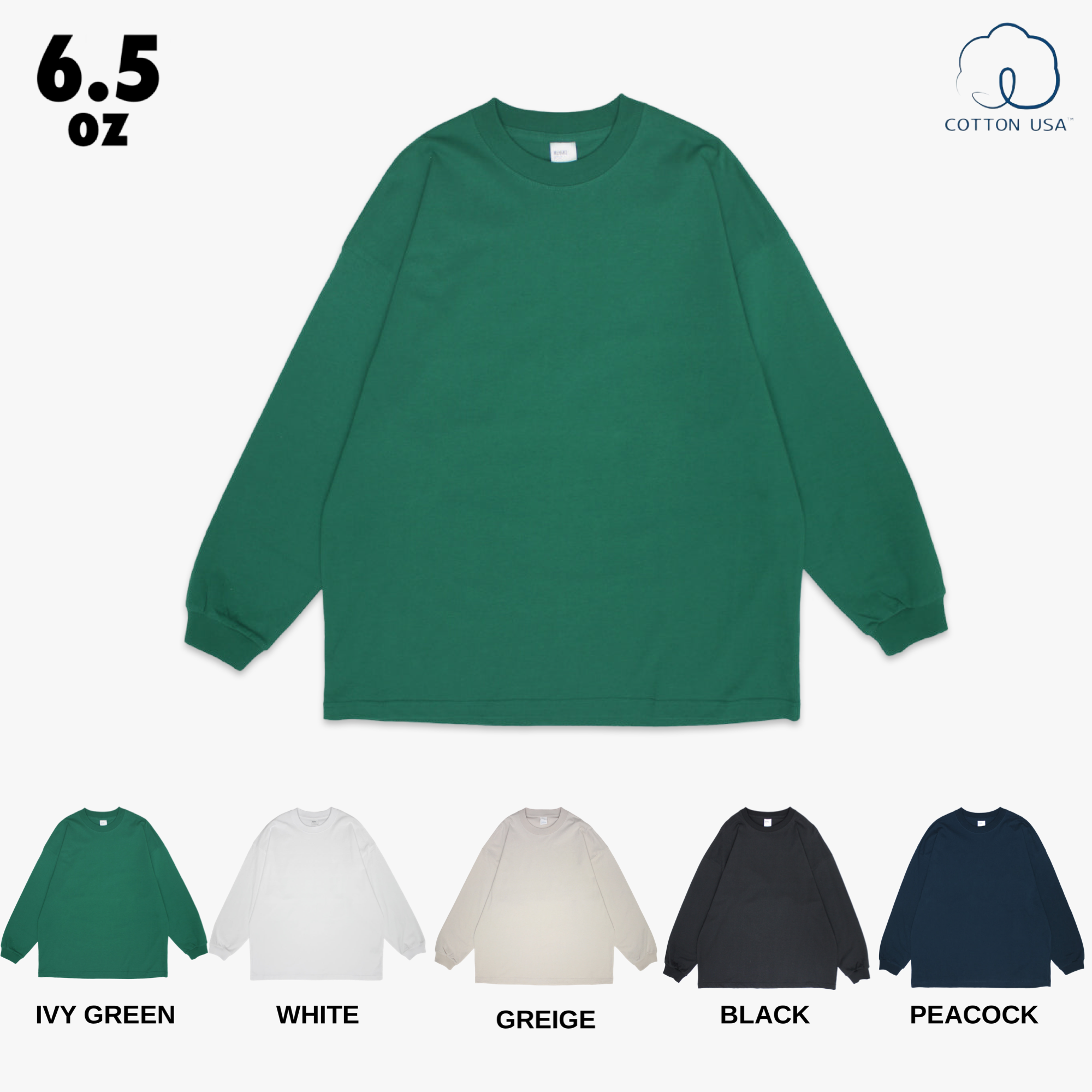 good looseness LS Tee 6.5oz – MUHAKU