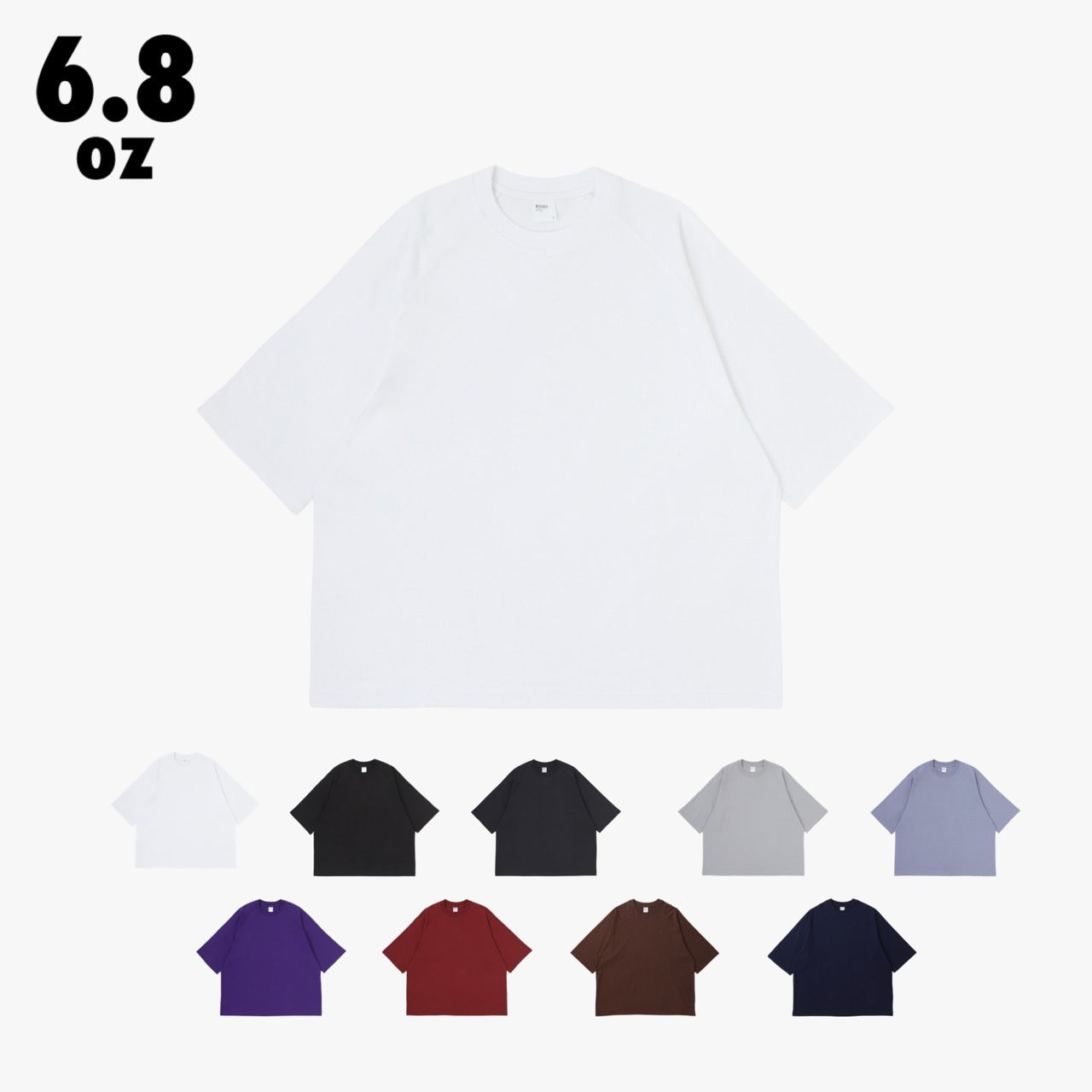 BLOW THROUGH SS TEE / Raglan sleeve 6.8oz – MUHAKU