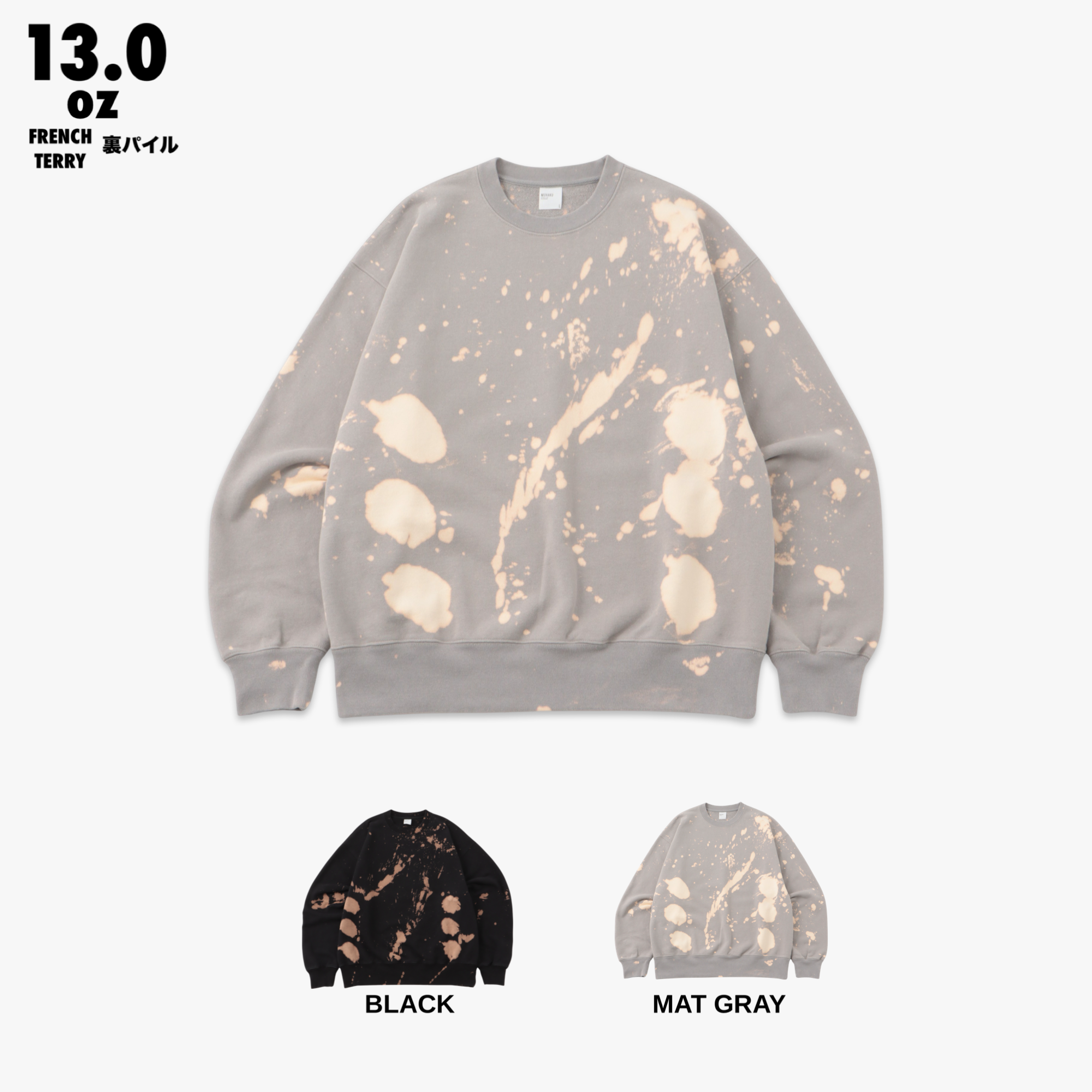 WIDE / CREW NECK – MUHAKU